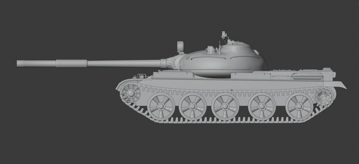 T-62 Soviet Main battle Tank 3D model | CGTrader