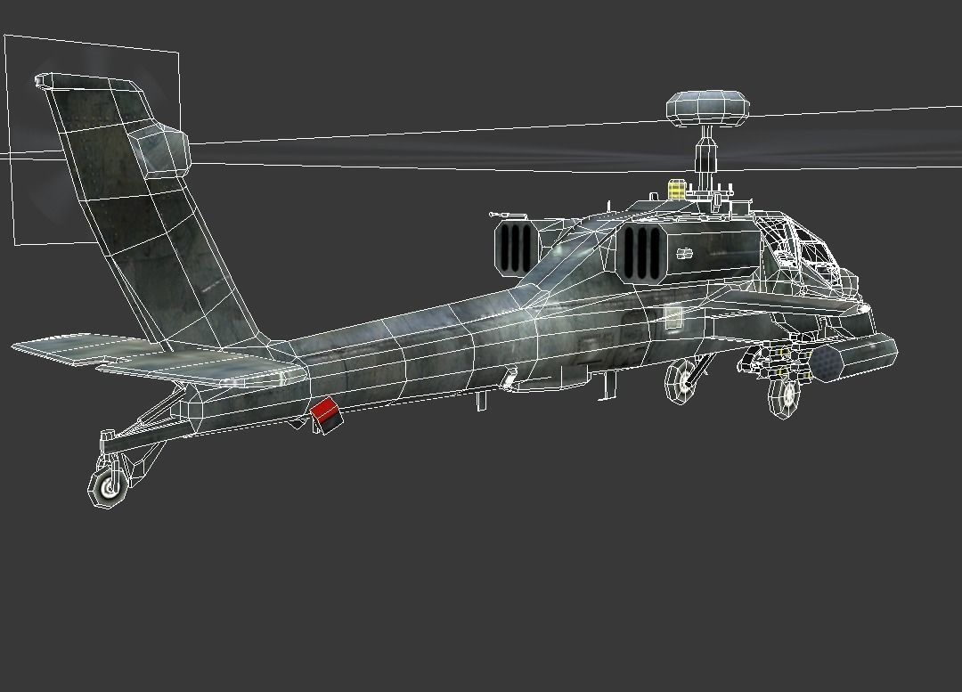 3D model Boeing AH-64 Apache VR / AR / low-poly | CGTrader