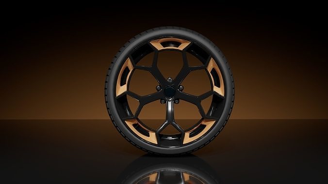 3D model C5SMC type B wheel VR / AR / low-poly | CGTrader