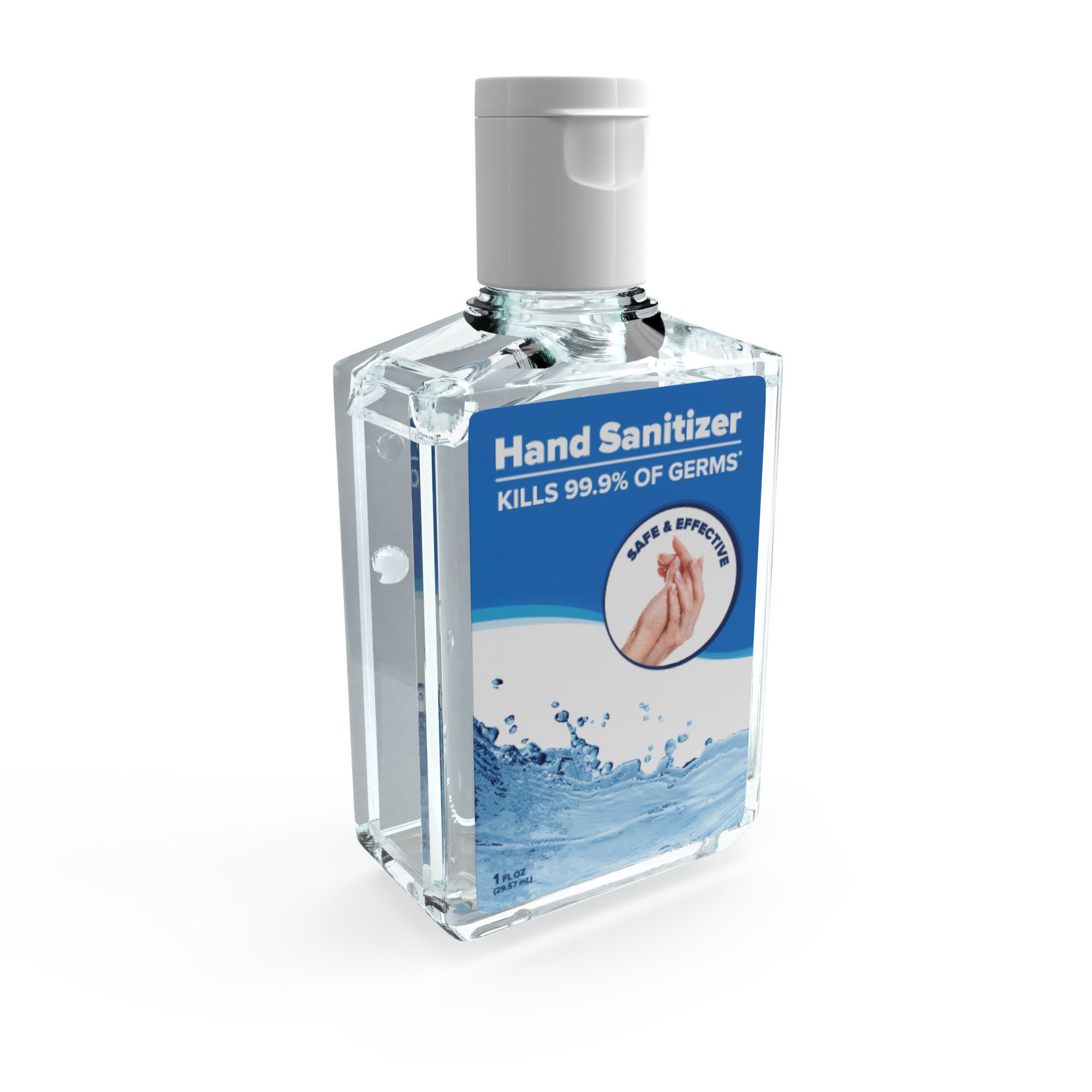 Travel Sized Hand Sanitizer Bottle 3D model | CGTrader