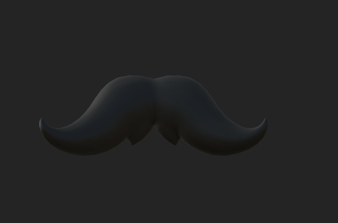 Mustache 15 3D model | CGTrader