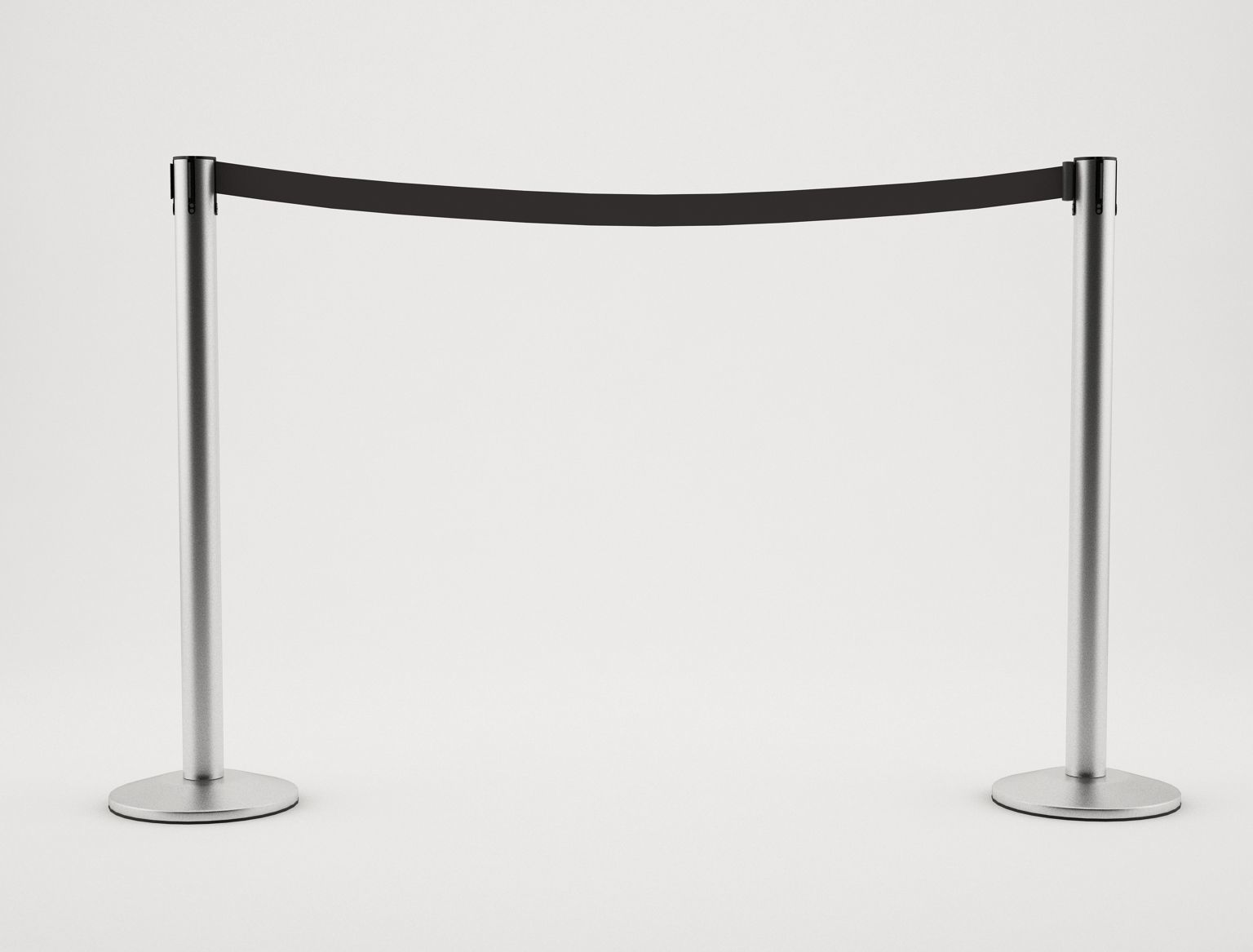 Queue Barriers stanchion 3D model | CGTrader