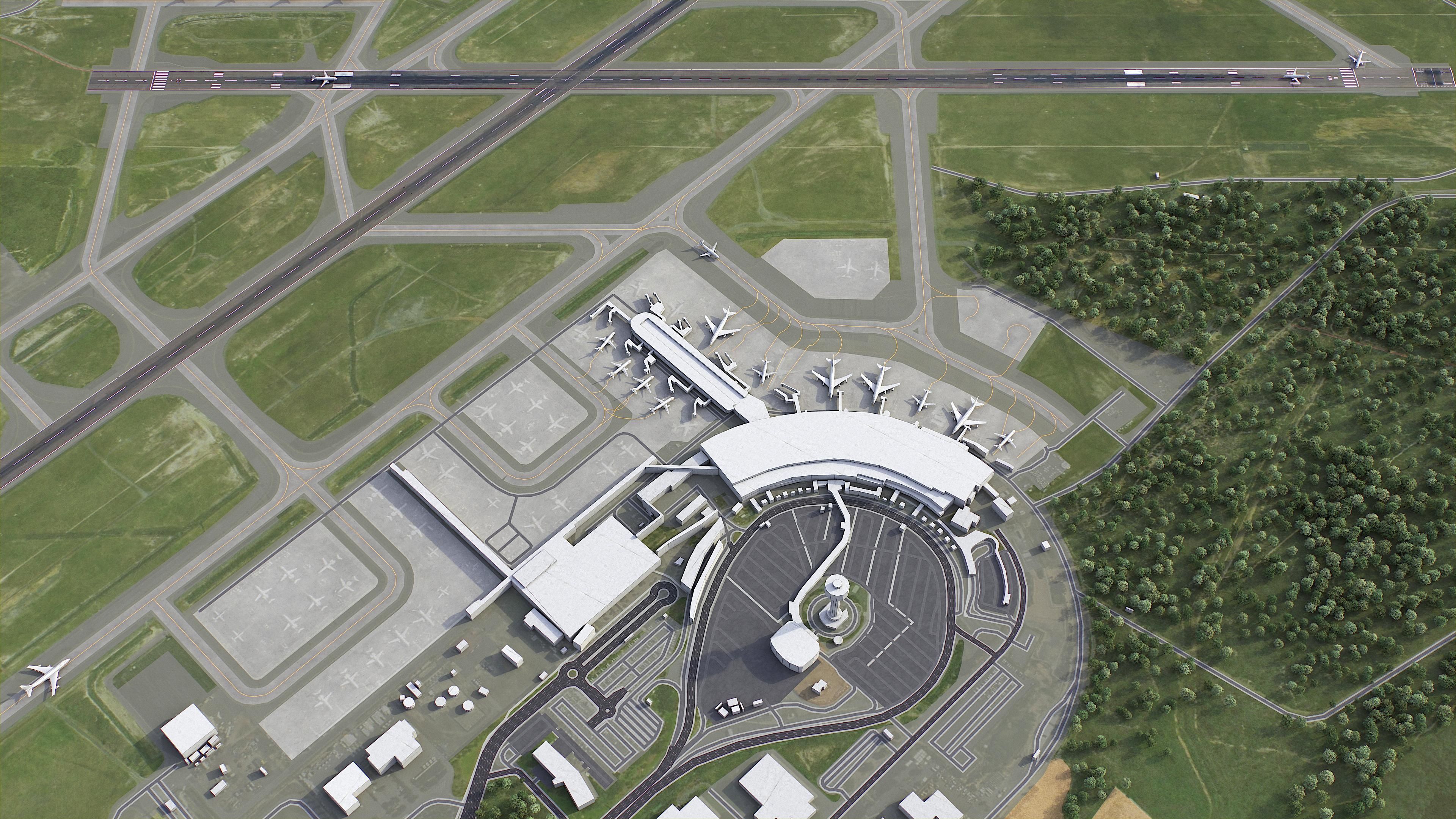 3D model Perth Airport VR / AR / low-poly | CGTrader