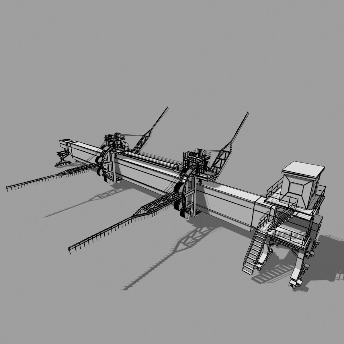 Reclaimer 3D model rigged | CGTrader