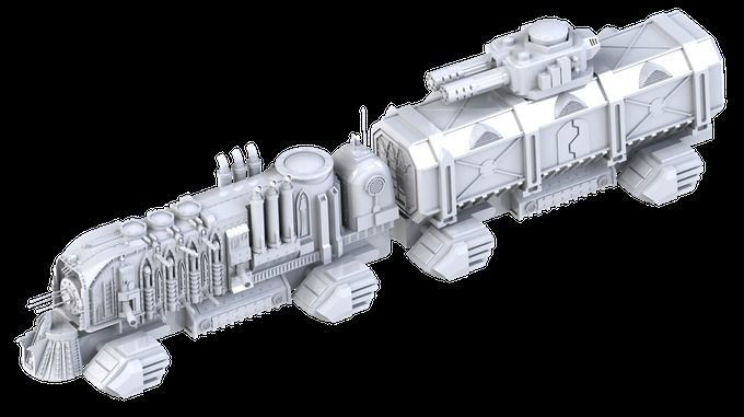 Heresylab - Heresy Train complete model 3D model 3D printable | CGTrader