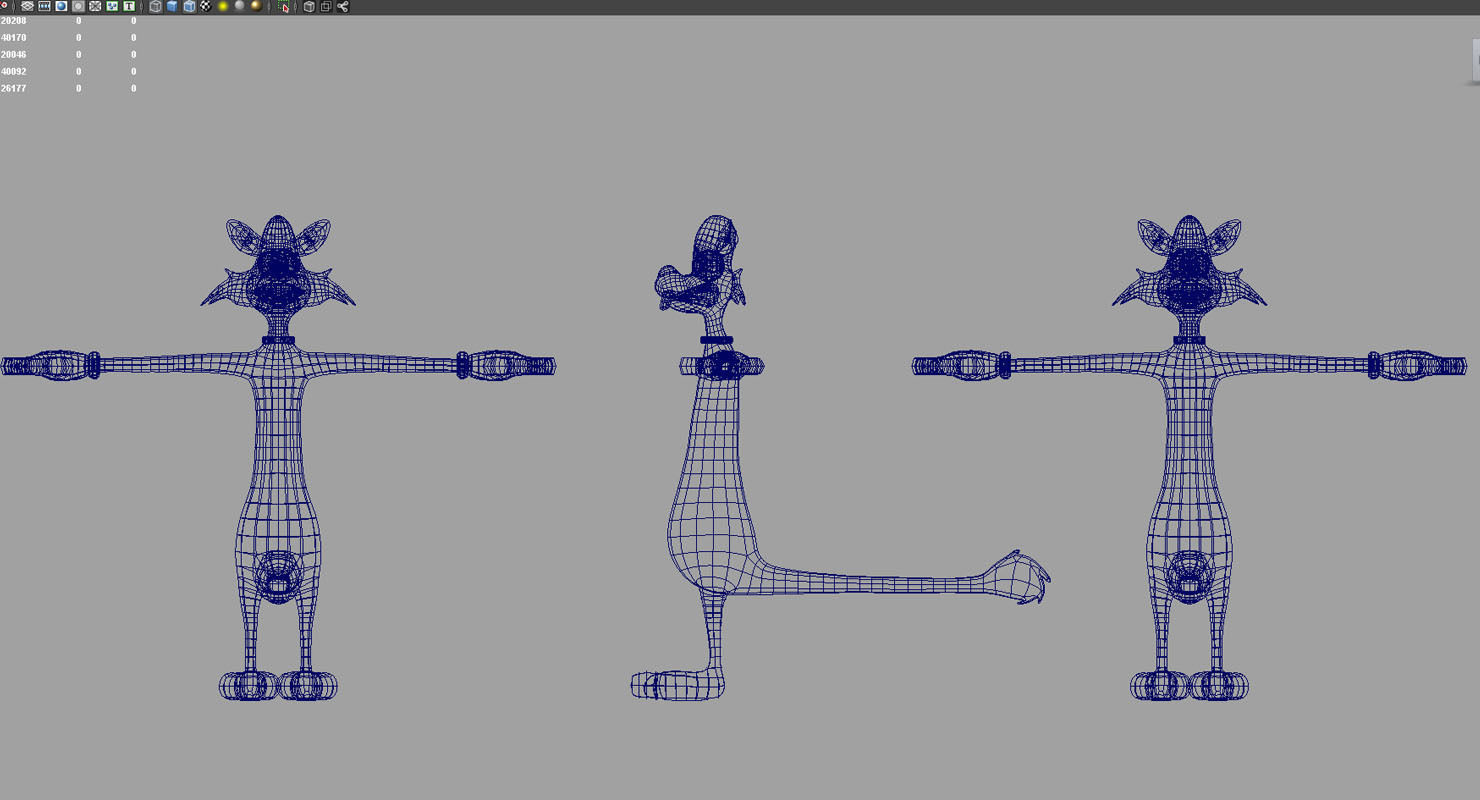 cat tom cartoon 3d model 3D model | CGTrader