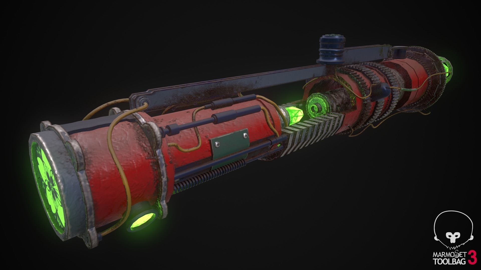 3D model steampunk lightsaber VR / AR / low-poly | CGTrader