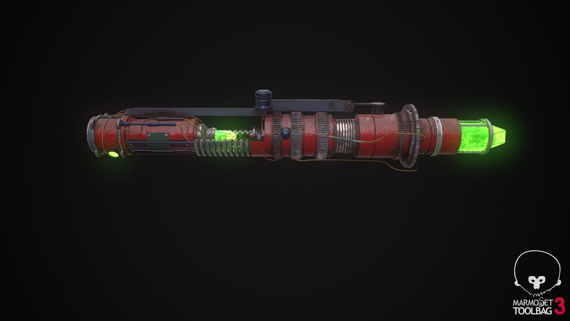 3D model steampunk lightsaber VR / AR / low-poly | CGTrader