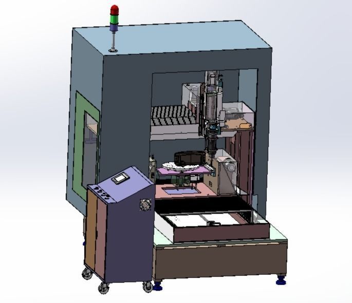 Six axis CNC milling machine 3D model | CGTrader