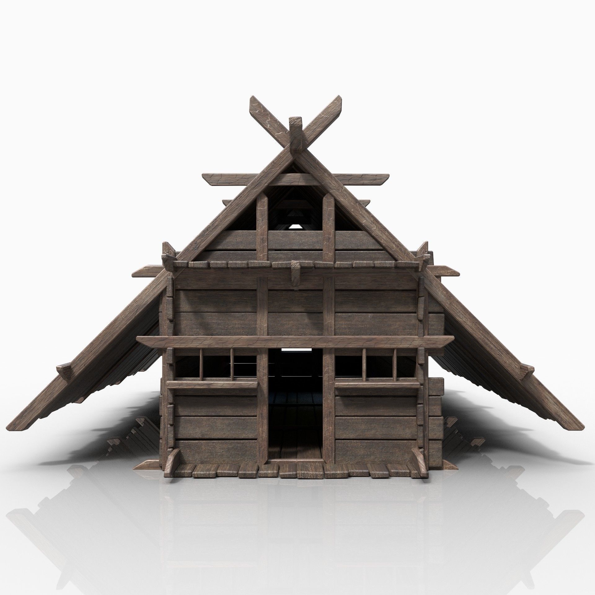 Viking Basic Hut Wooden House Cottage Medieval AAA Next Gen free VR ...
