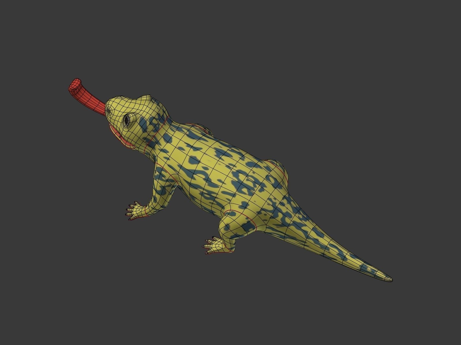 3D model Cartoon Lizard VR / AR / low-poly | CGTrader