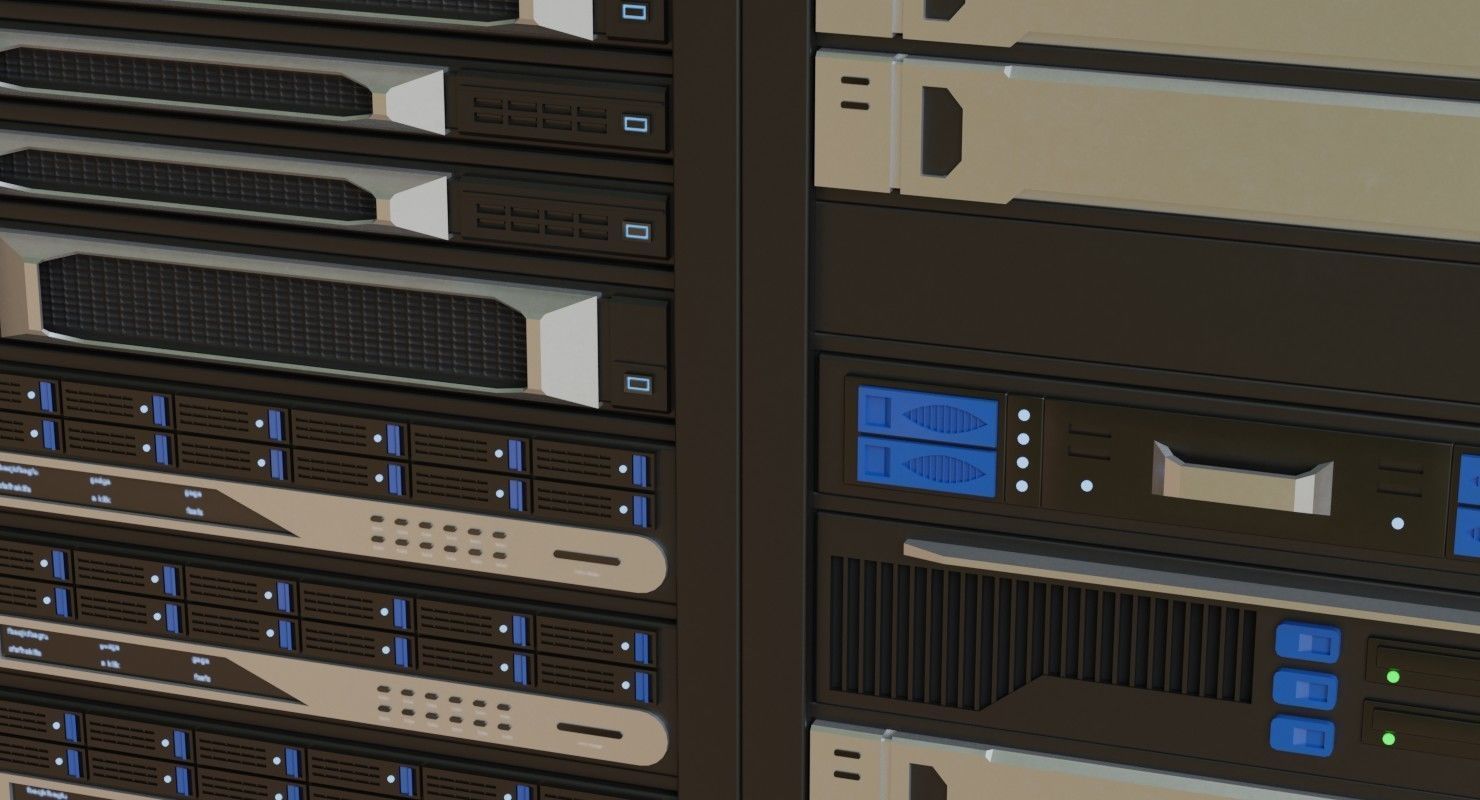 3D model Server 3A VR / AR / low-poly | CGTrader