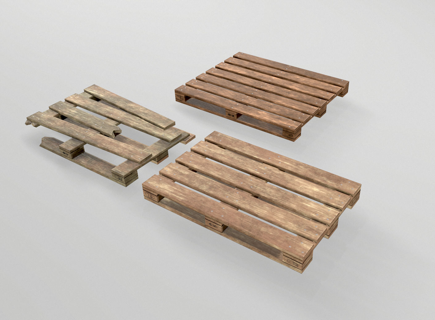Pallets 3D model | CGTrader