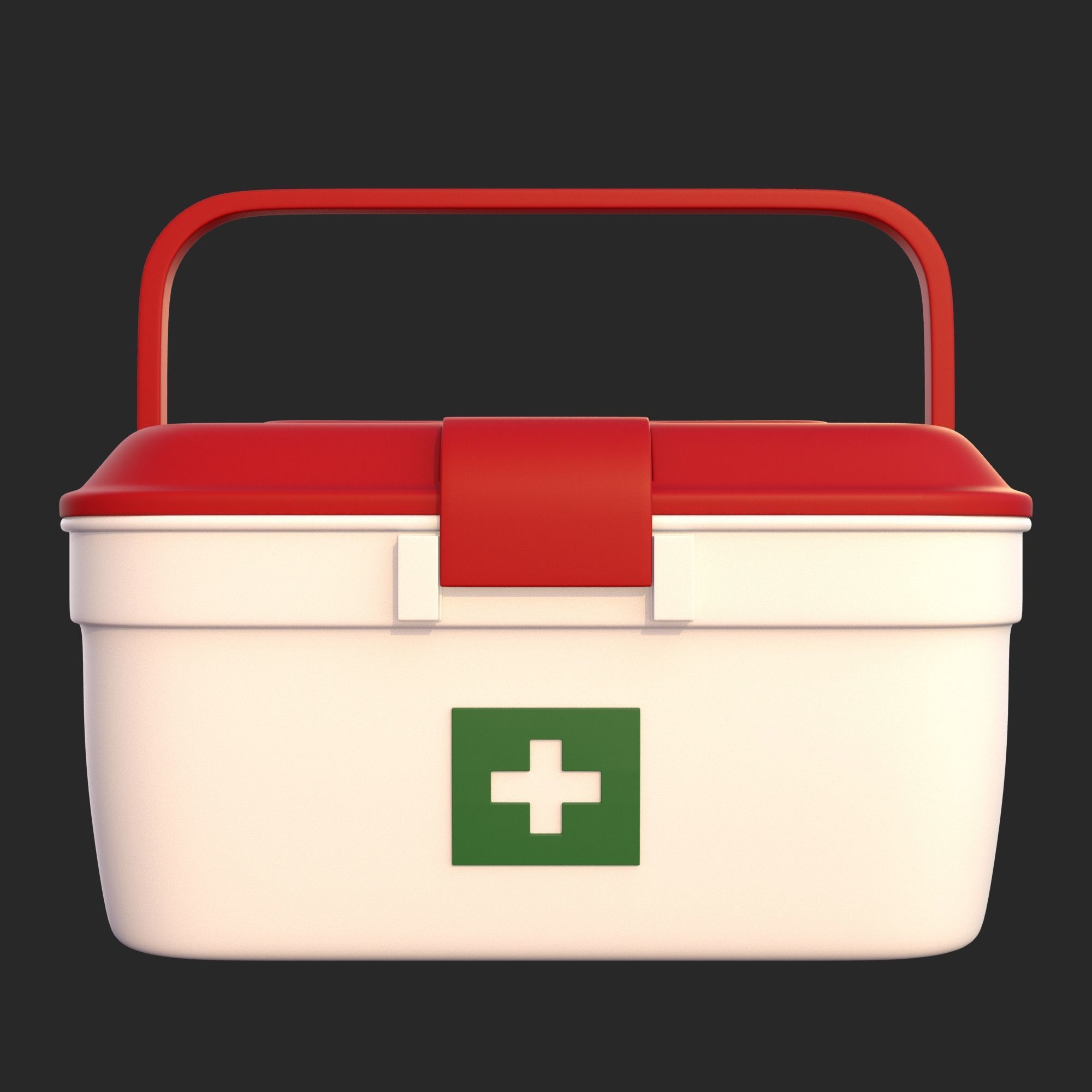 3D model First Aid Box VR / AR / low-poly | CGTrader