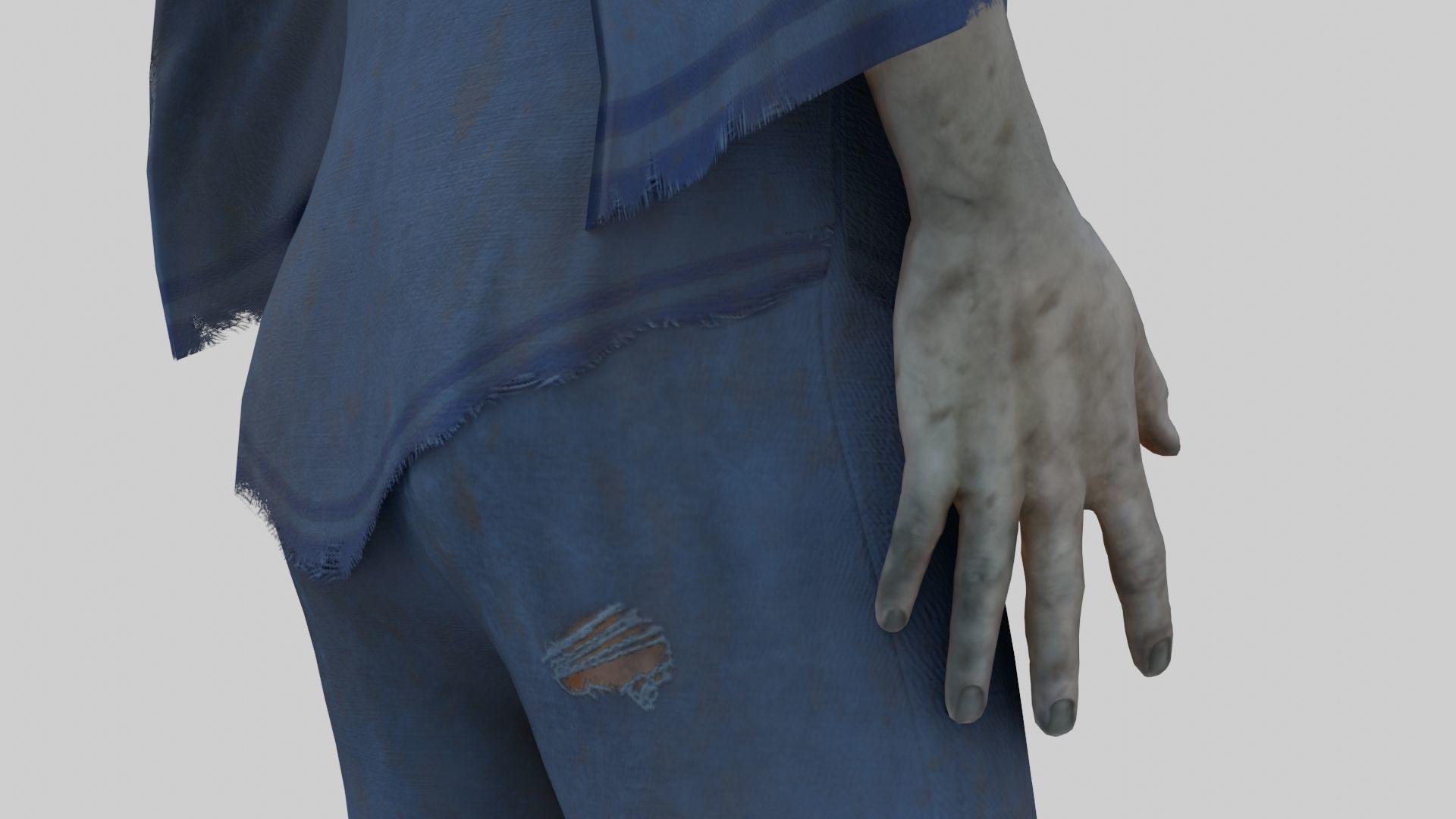 3D model Japanese Style Ghost Boy With PBR Materials And Multiple Skins ...