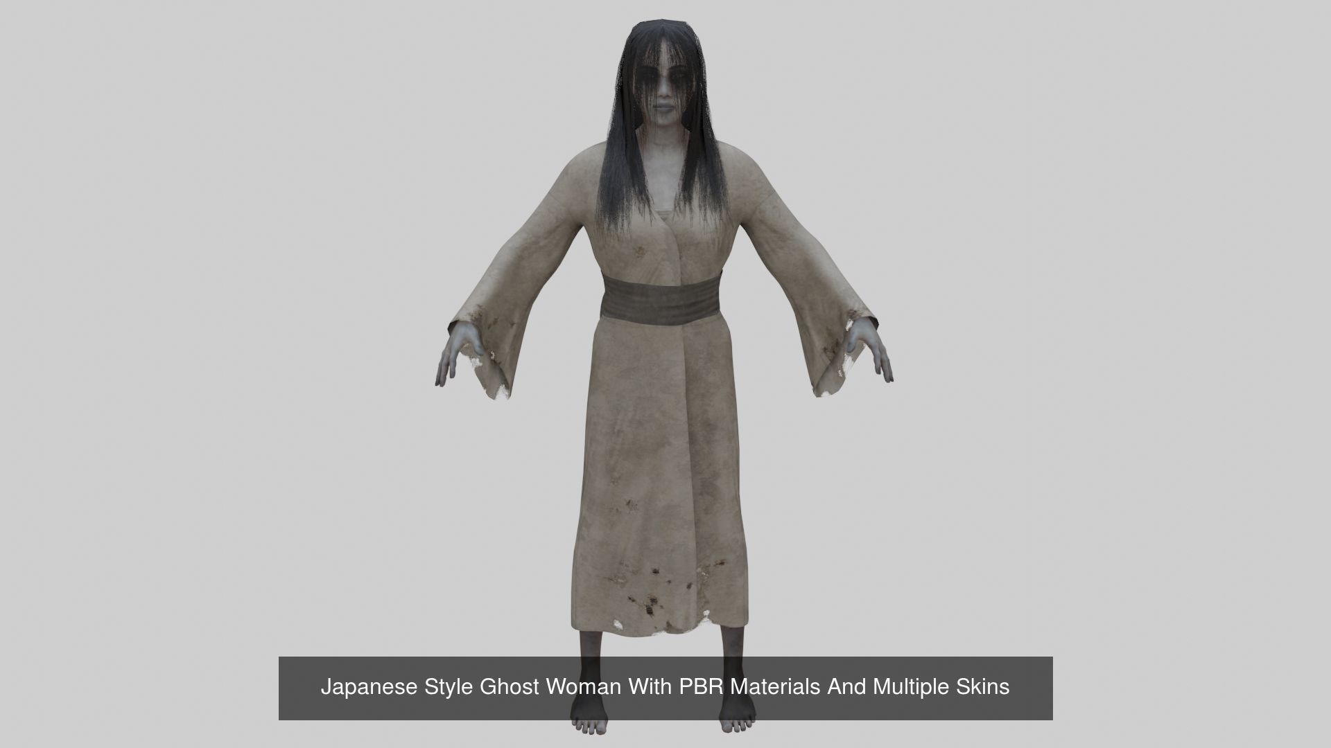 Japanese Ghosts 3D Model Collection | CGTrader