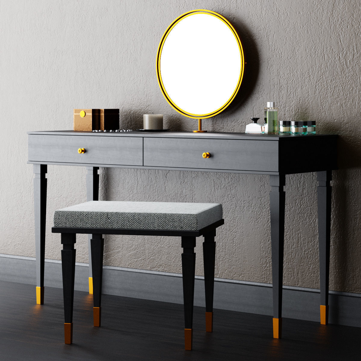 Dressing table 3D model | CGTrader