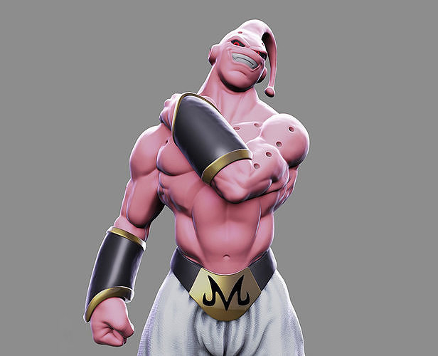 Super Buu 3D model 3D printable | CGTrader