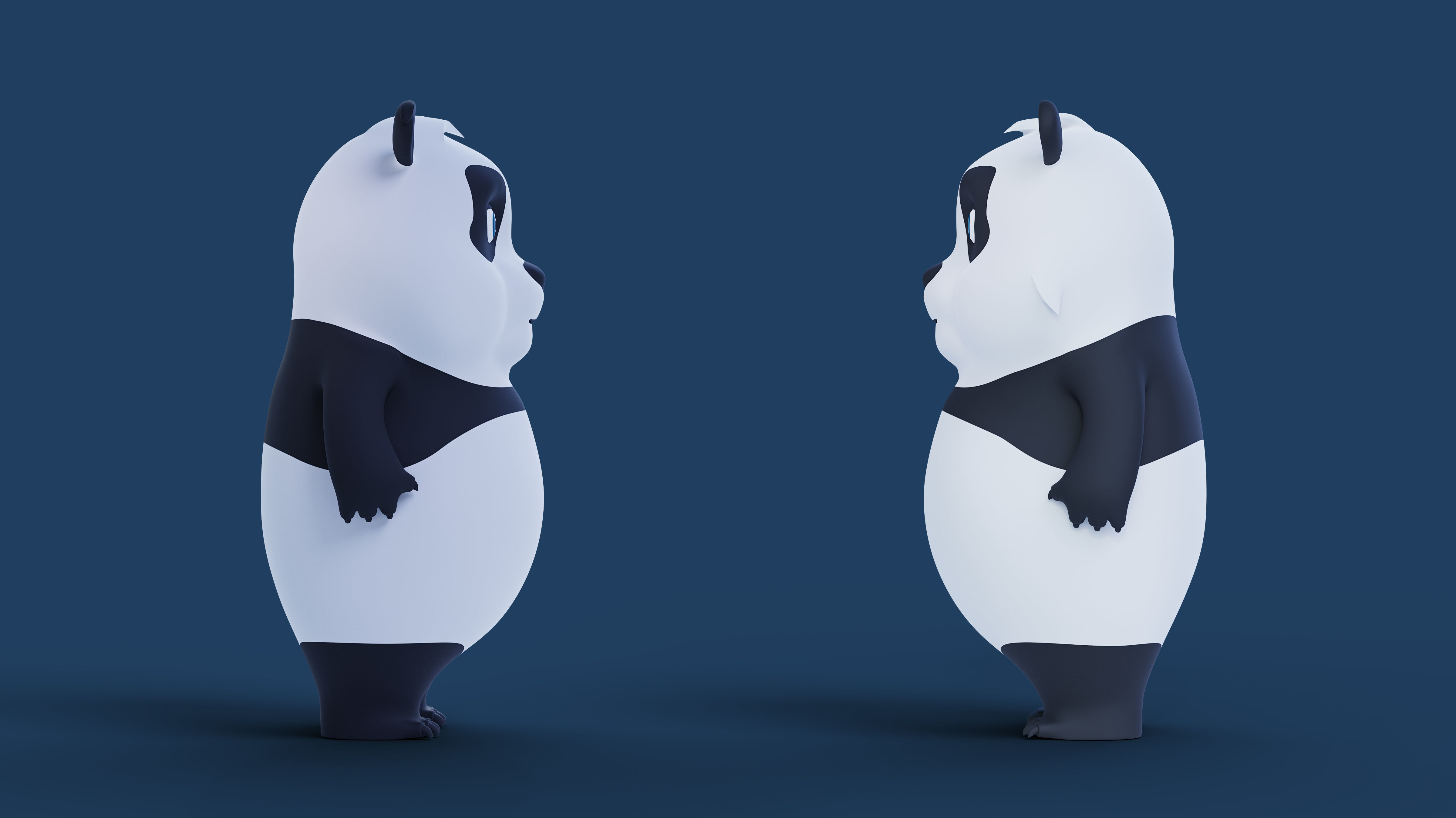 3D model Low Poly Panda VR / AR / low-poly | CGTrader