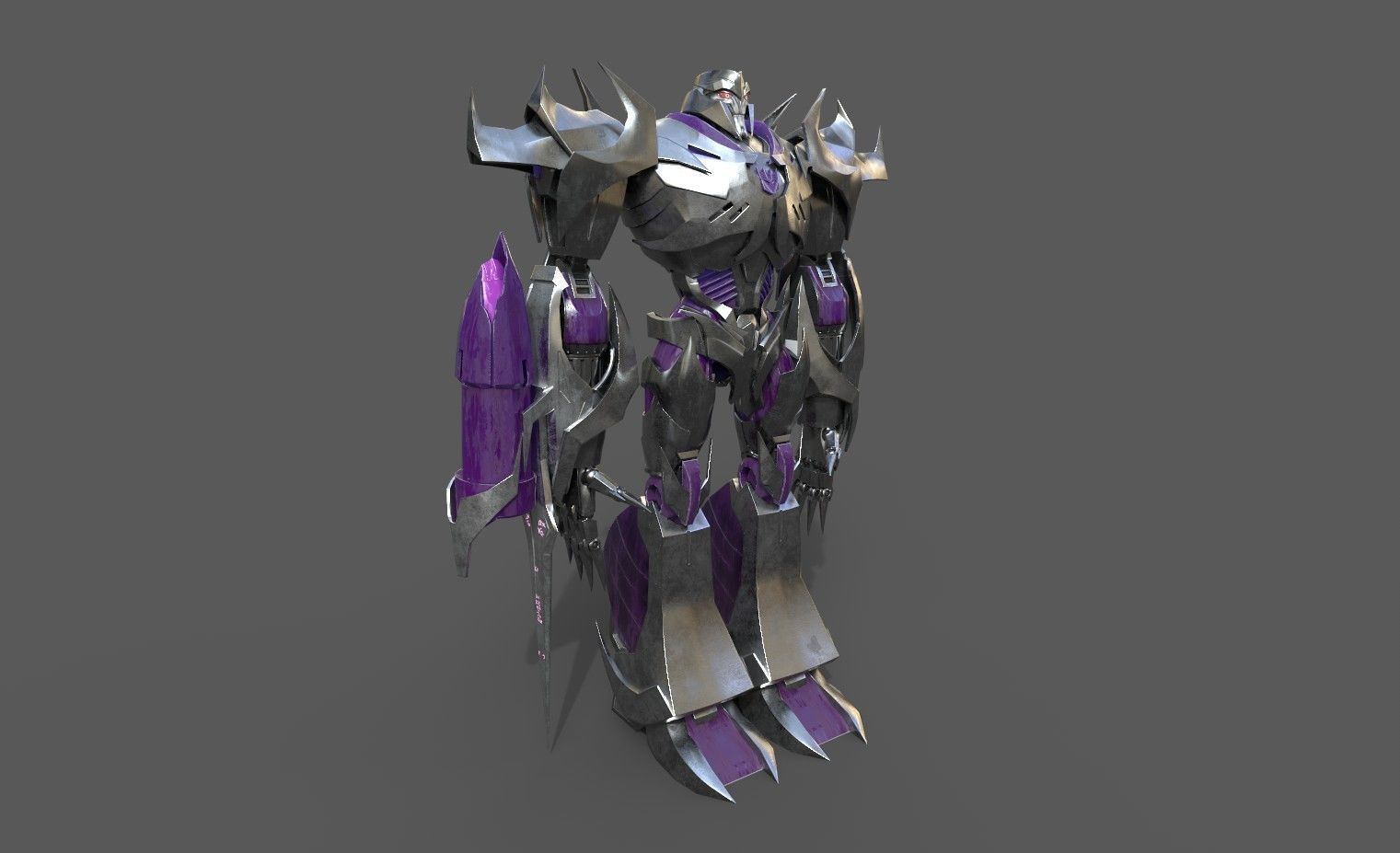 3D model TRANSFORMERS MEGATRON VR / AR / low-poly | CGTrader