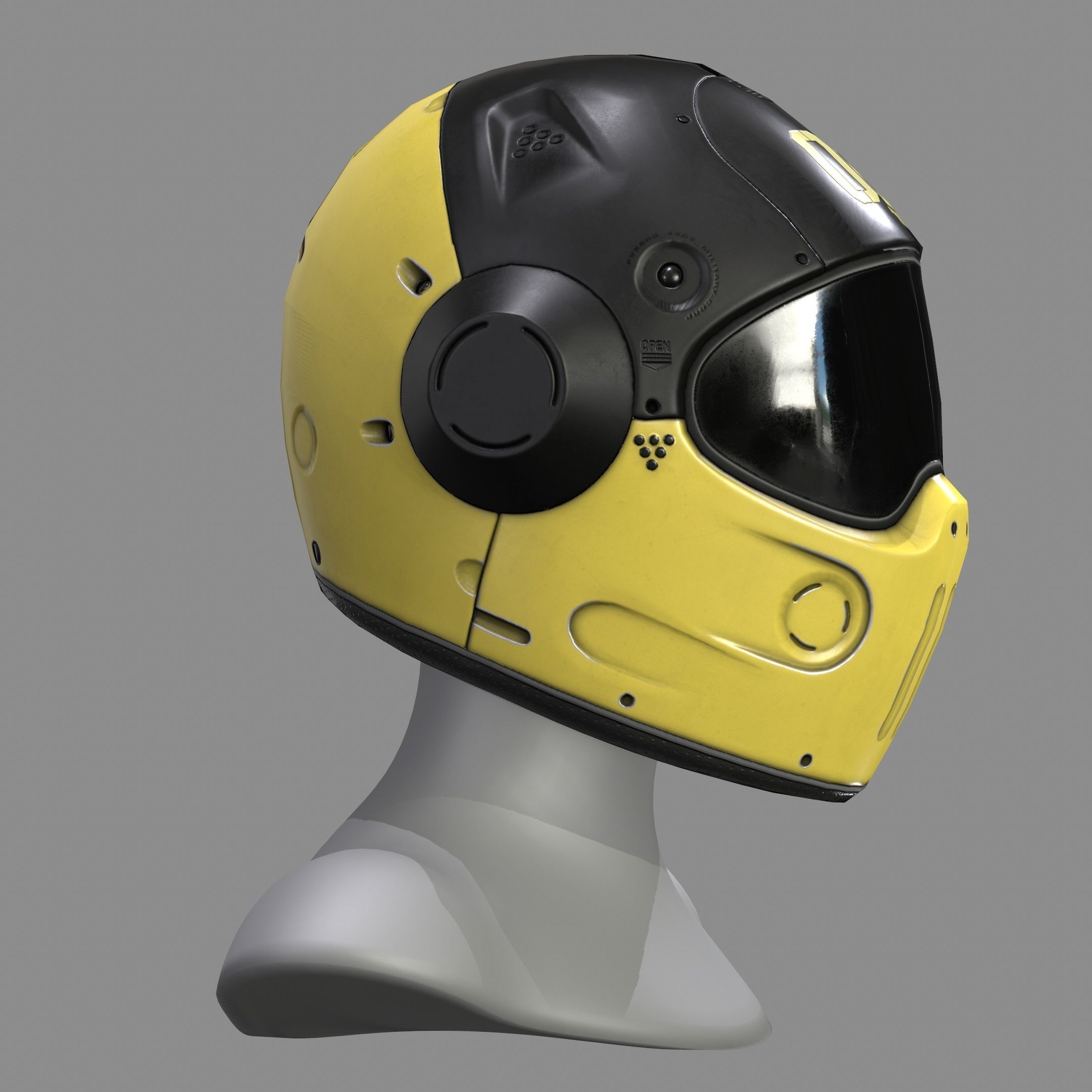 3D model FVX500 Helmet VR / AR / low-poly | CGTrader