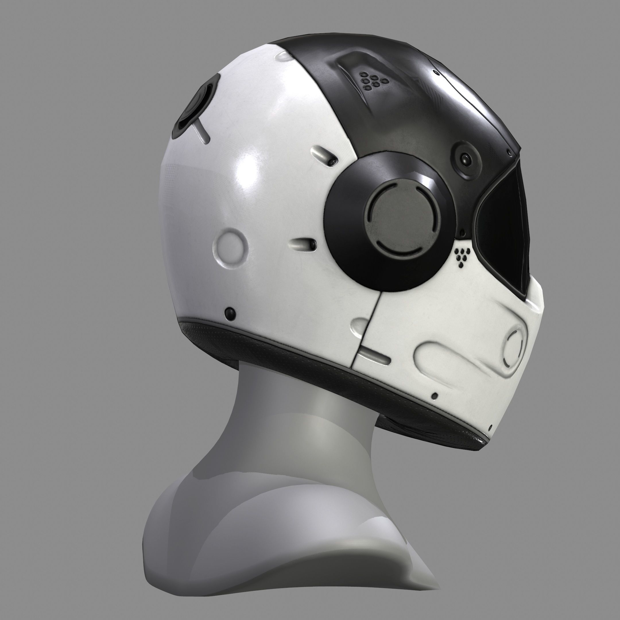 3D model FVX500 Helmet VR / AR / low-poly | CGTrader