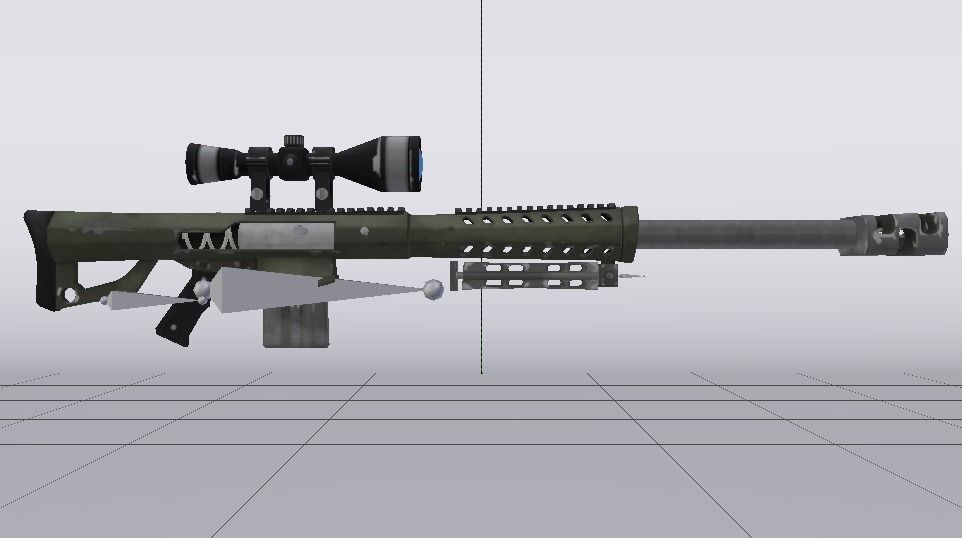 3D model Heavy Sniper Rifle VR / AR / low-poly | CGTrader