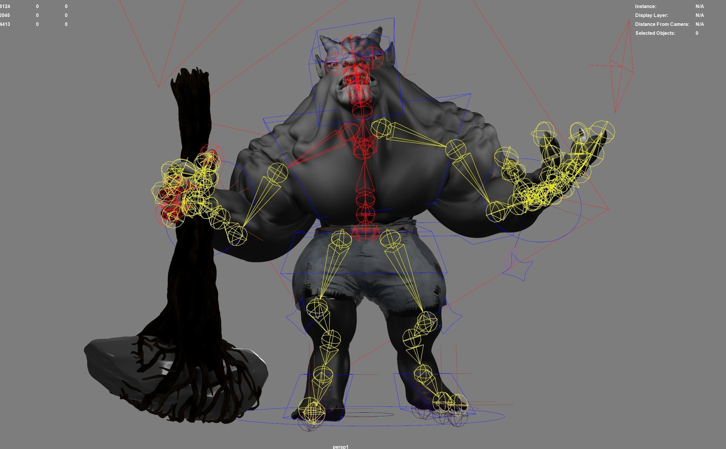 Muscular Orc 3D model rigged | CGTrader