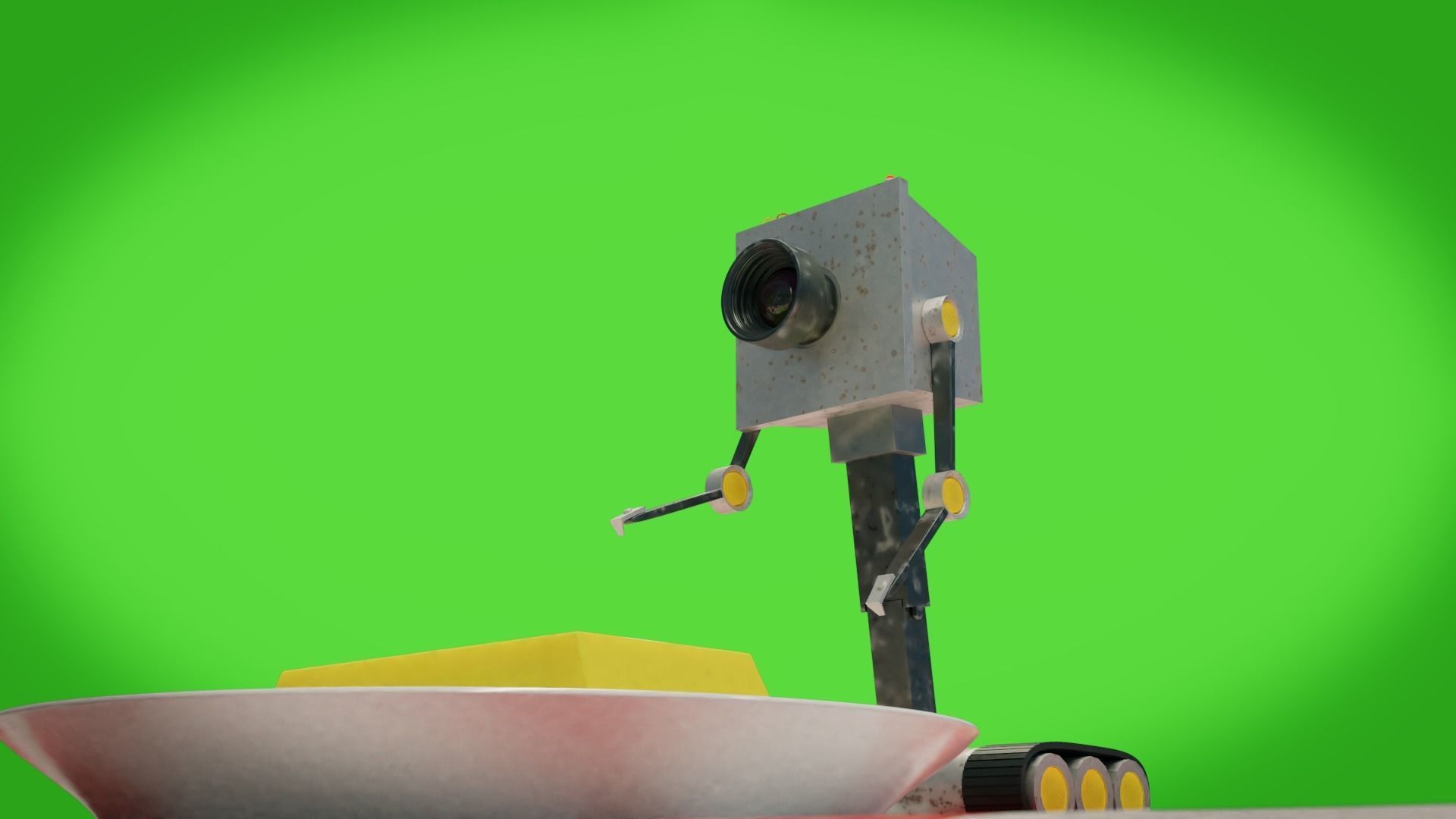 realistic simple robot 3D model animated rigged | CGTrader