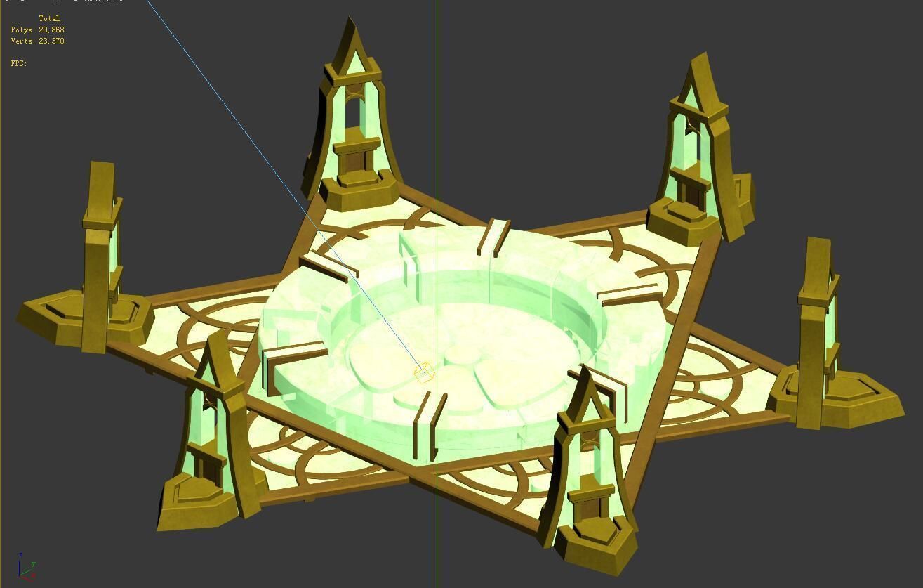 The human altar 0717 3D model | CGTrader