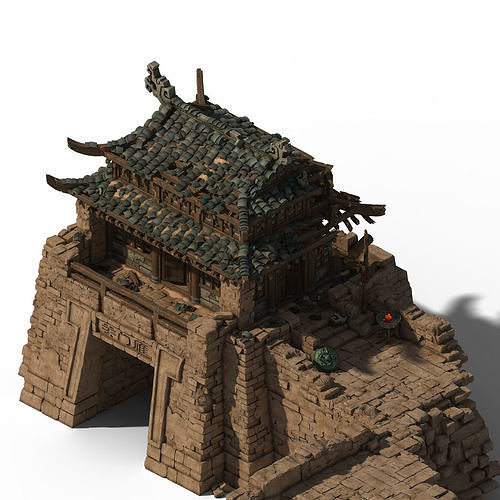 Yanmen off - gate 3D model | CGTrader