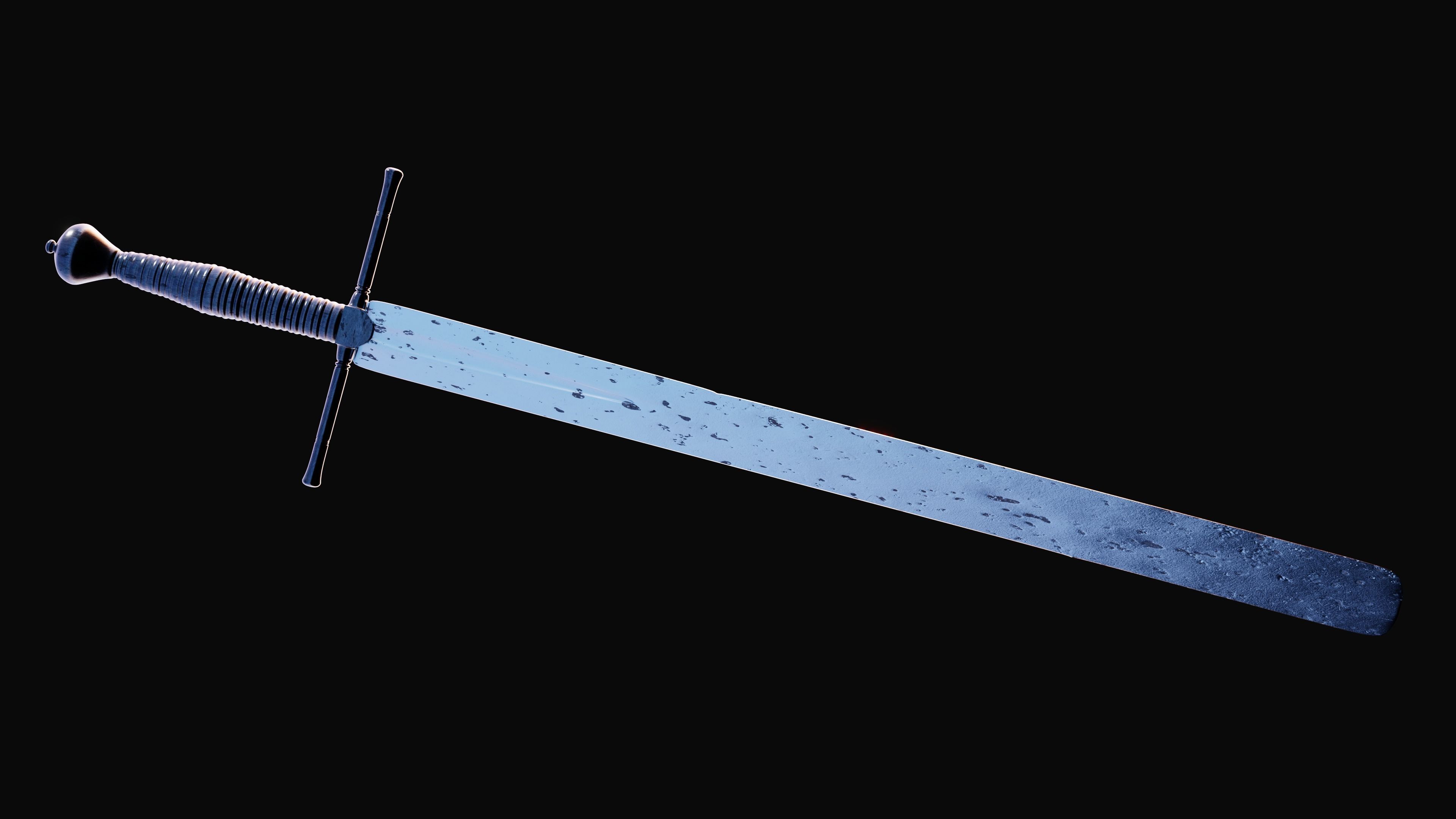Old Executioners Sword Highpoly Model 3D model | CGTrader