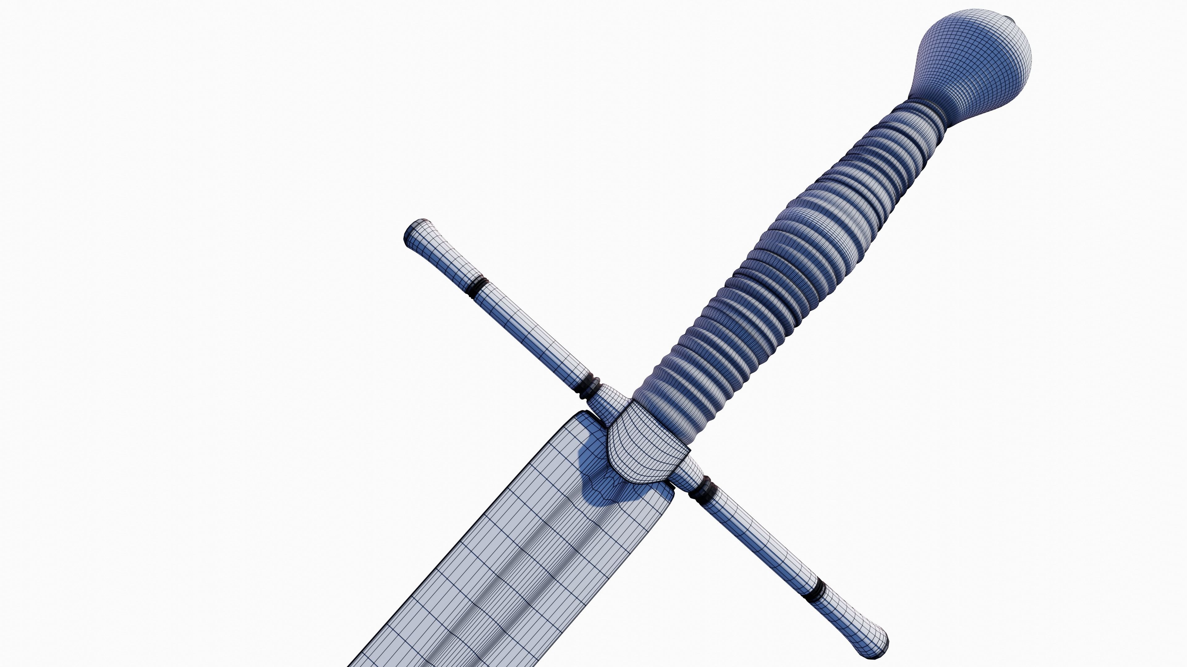 Old Executioners Sword Highpoly Model 3D model | CGTrader