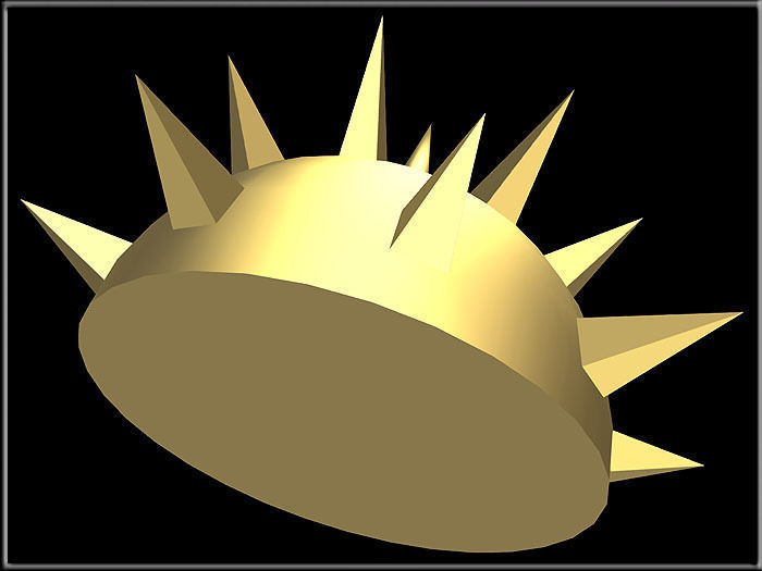 3D model Spike Ball - Half VR / AR / low-poly | CGTrader