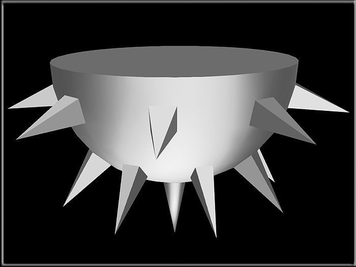 3D model Spike Ball - Half VR / AR / low-poly | CGTrader
