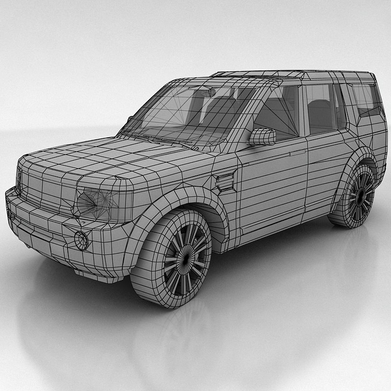 3D model Land Rover Discovery 4 VR / AR / low-poly | CGTrader