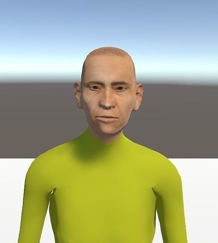 Unity Humanoid Model Male 003 free 3D model animated rigged | CGTrader