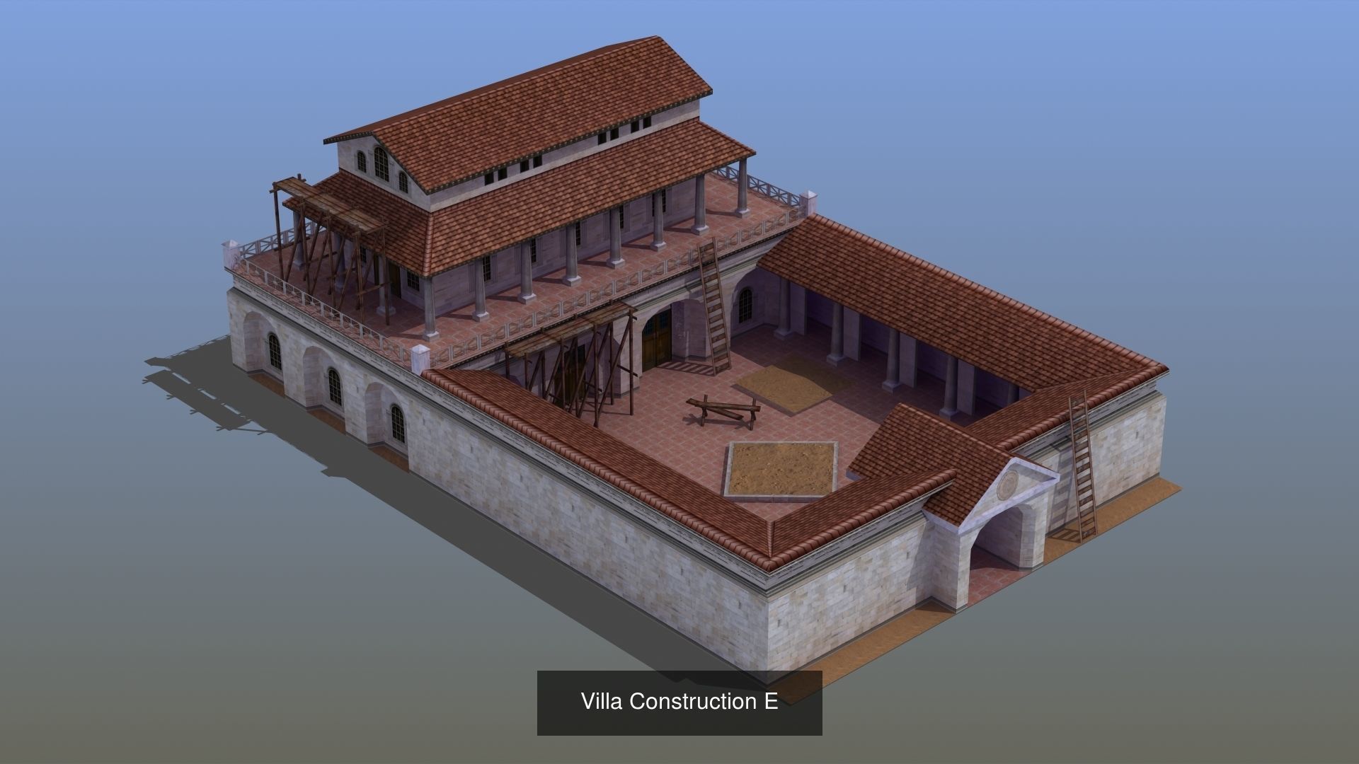 Massive Roman Building Collection | CGTrader