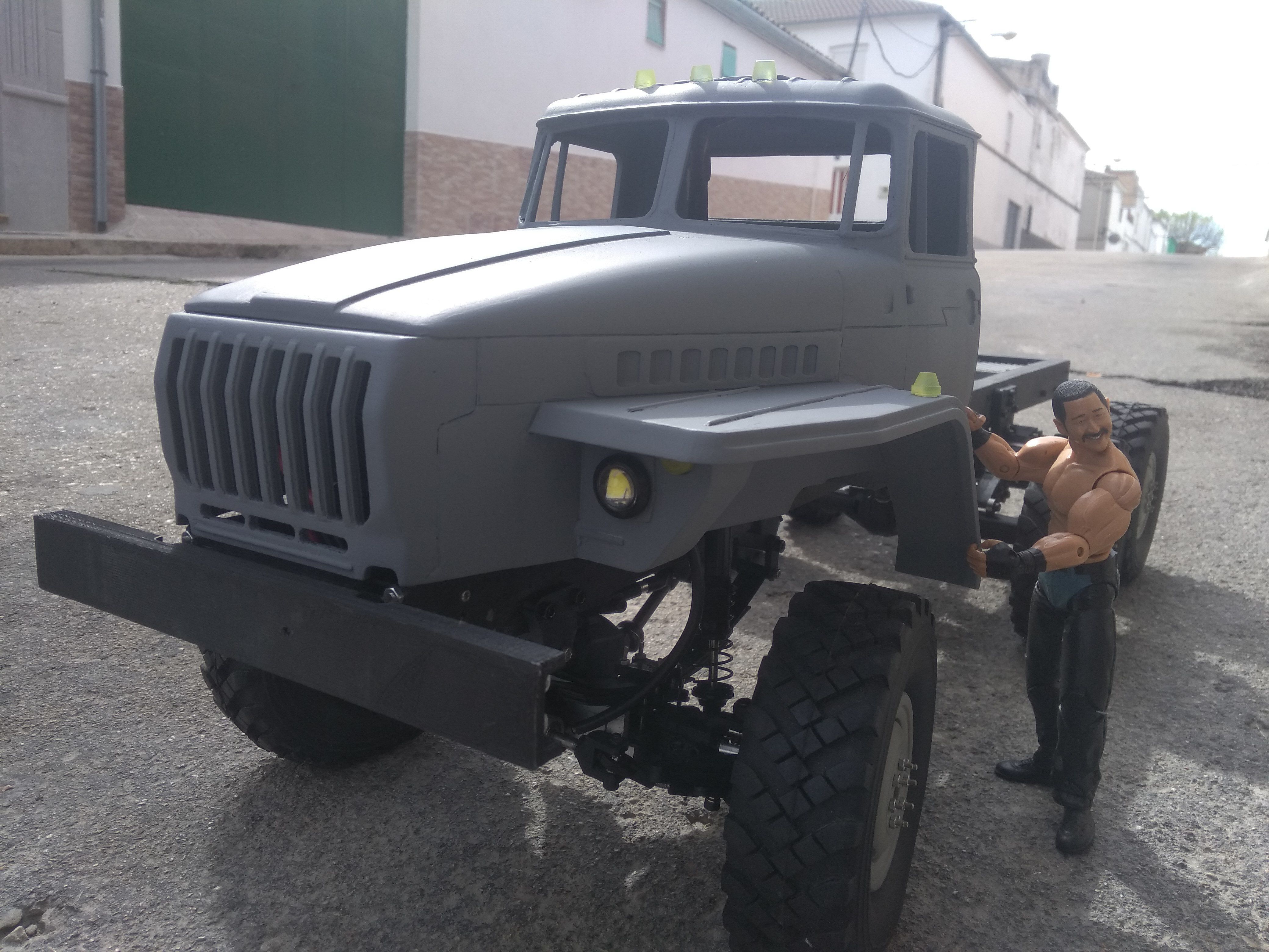 6x6 truck rc crawler car hard body 3D model 3D printable | CGTrader