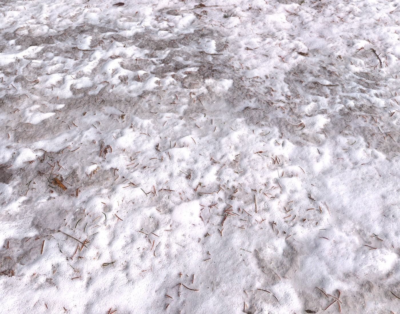 Snow terrain PBR pack 8 Texture | CGTrader