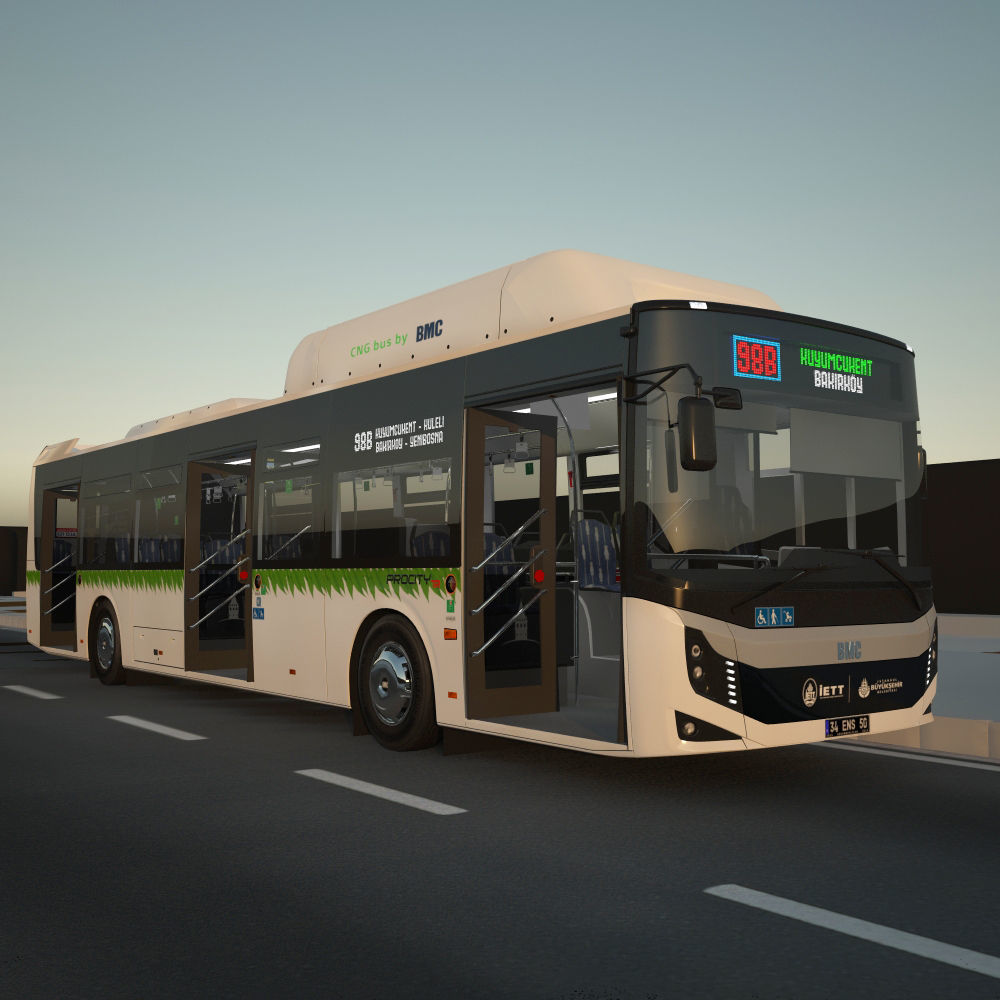 Bmc Procity CNG 2020 3D model | CGTrader