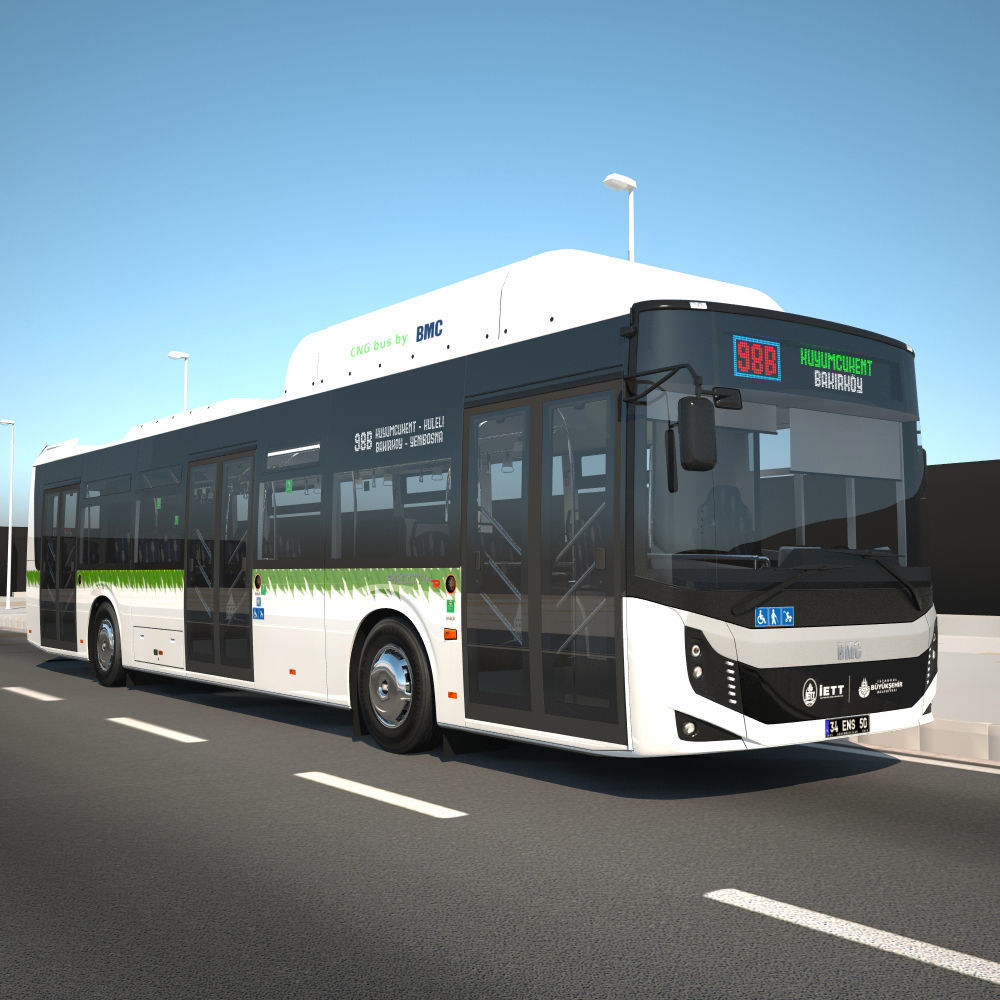 Bmc Procity CNG 2020 3D model | CGTrader