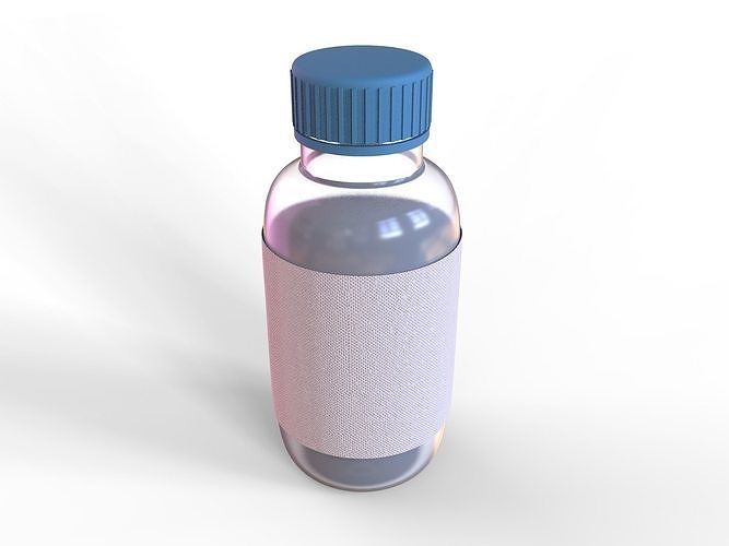 small bottle 3D model | CGTrader