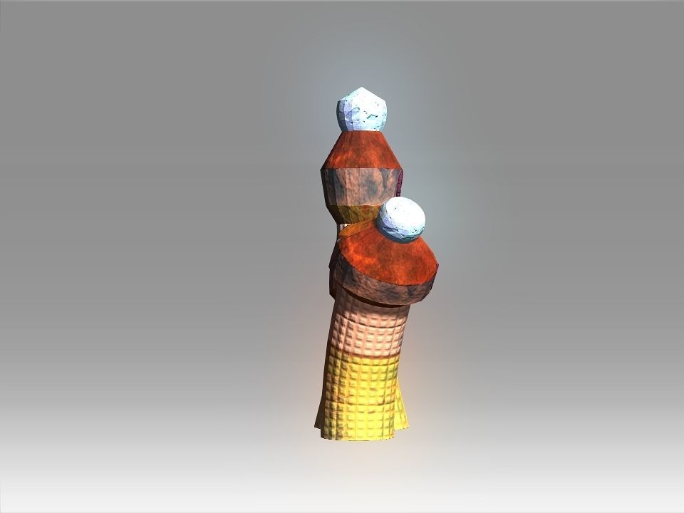 3D model Funny 3 Cyclops Towers VR / AR / low-poly | CGTrader