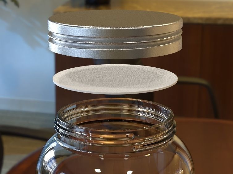 Pickle Jar 3D model 3D printable | CGTrader