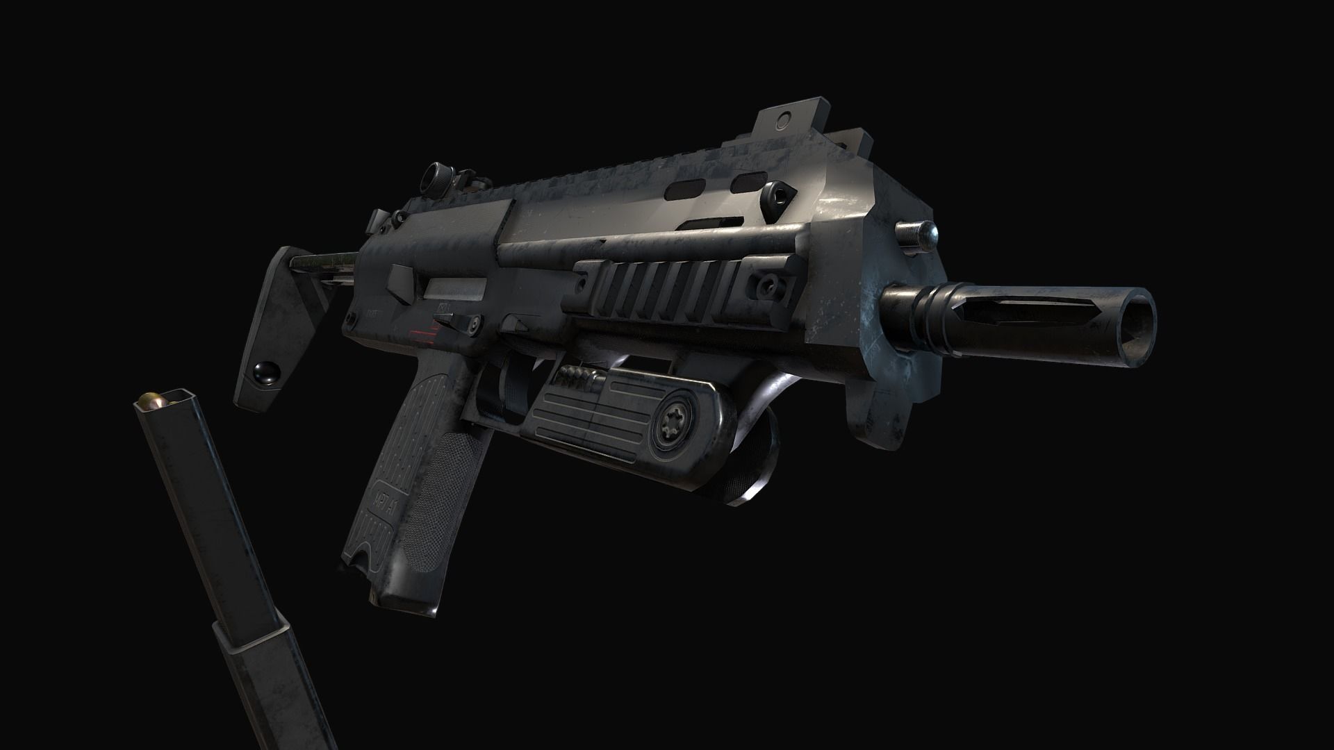3D model SMT MP7 VR / AR / low-poly | CGTrader