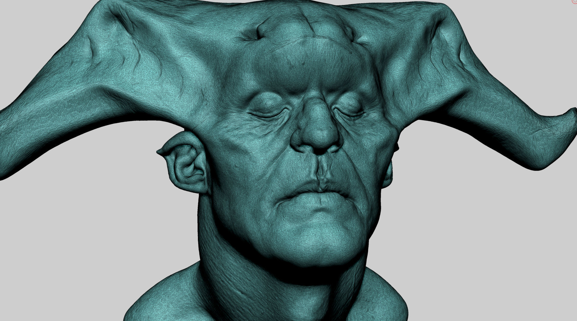 Fantasy Creature Head v6 3D model | CGTrader