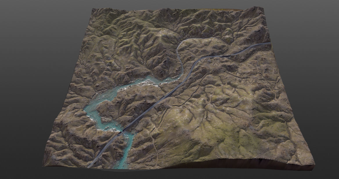 Valley 8K Terrain PBR Texture | CGTrader