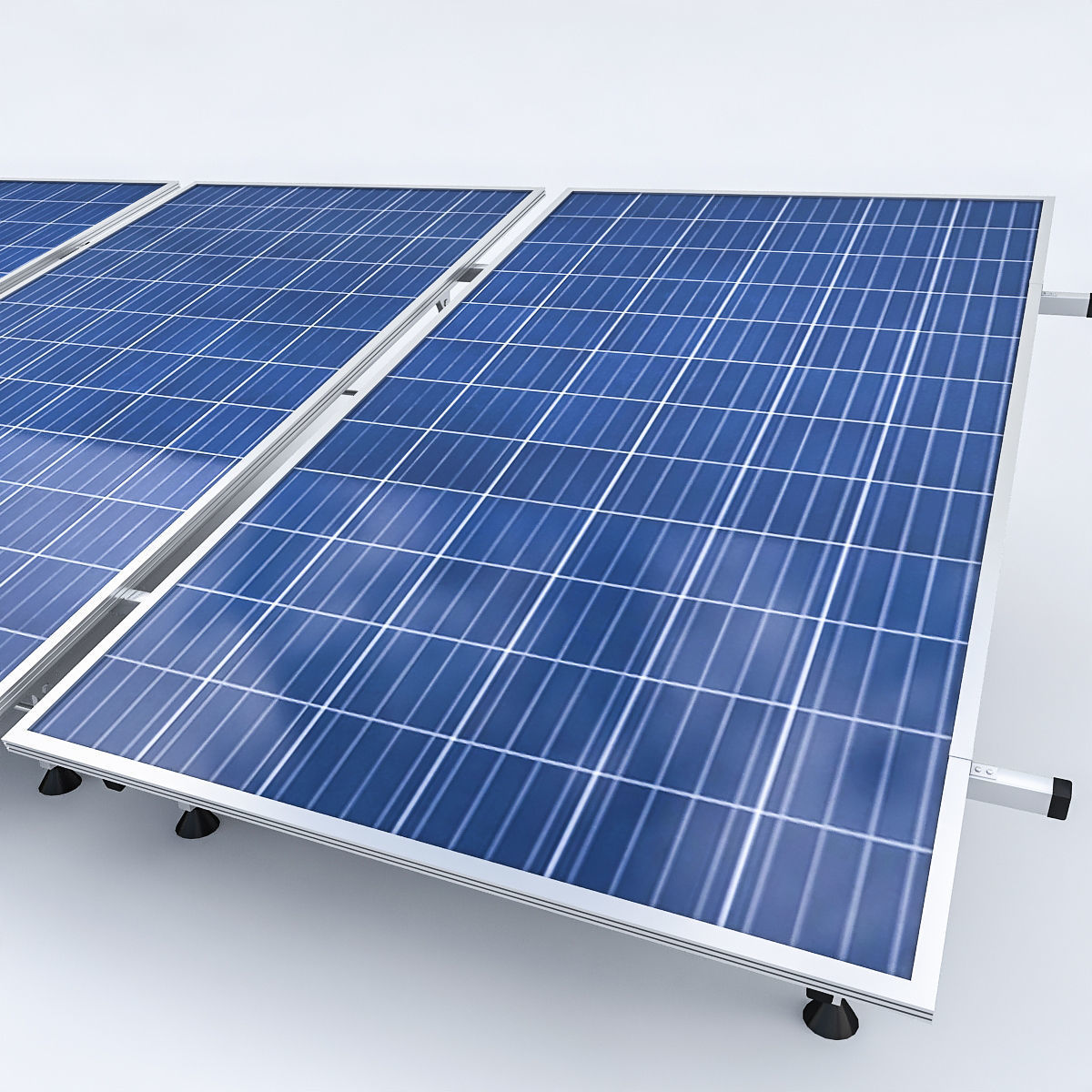 3D model 3D Solar Panel Model VR / AR / low-poly | CGTrader