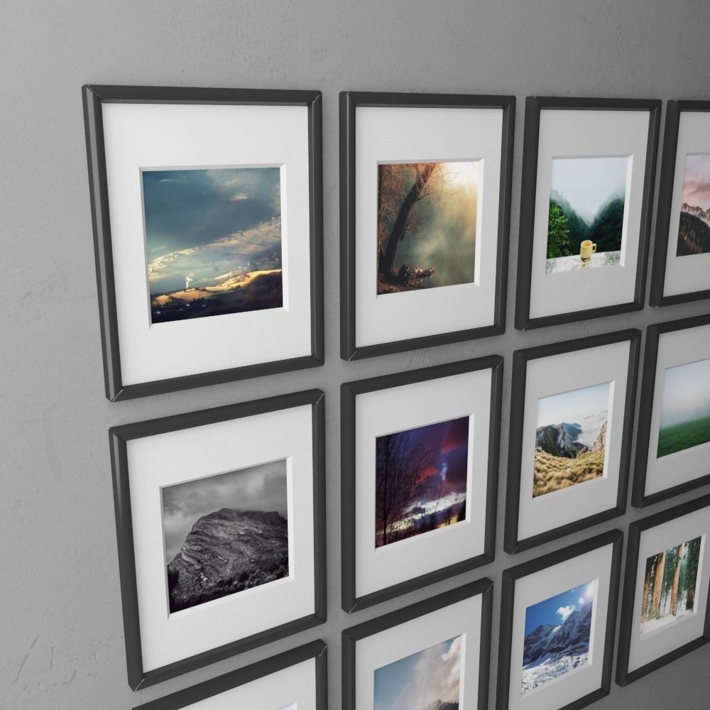 frame8 3x4 quad-20 3D model | CGTrader